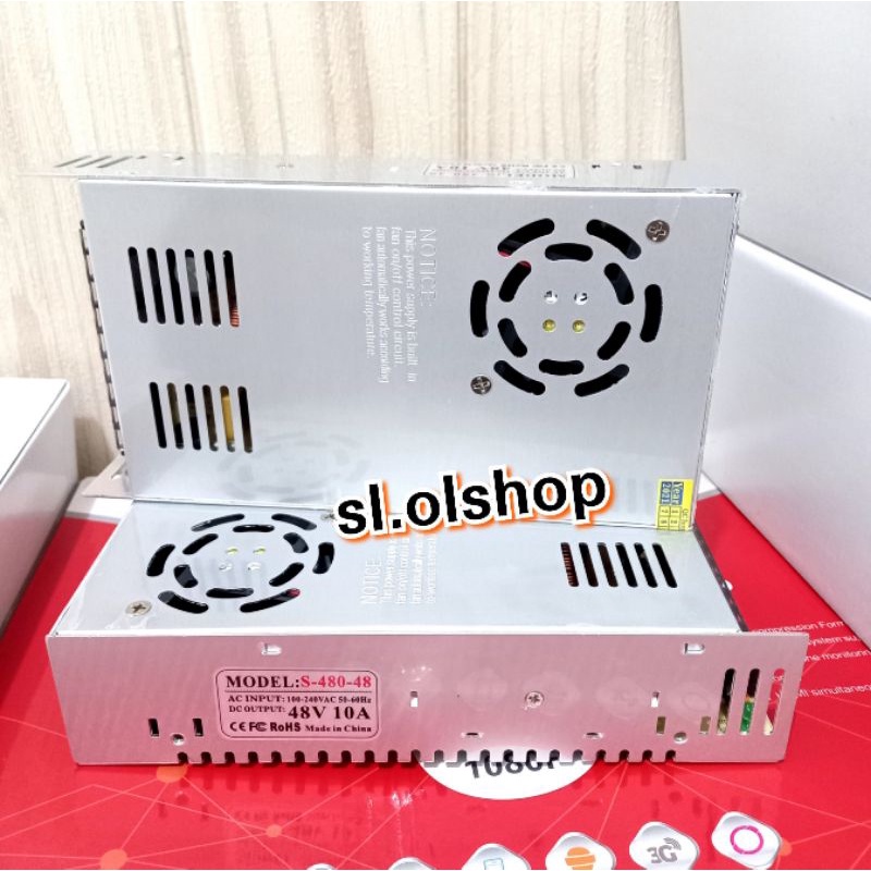 Jual POWER SUPPLY 48V/10A Led LAMPU ADAPTOR 48 VOLT TRAVO KUALITAS ...