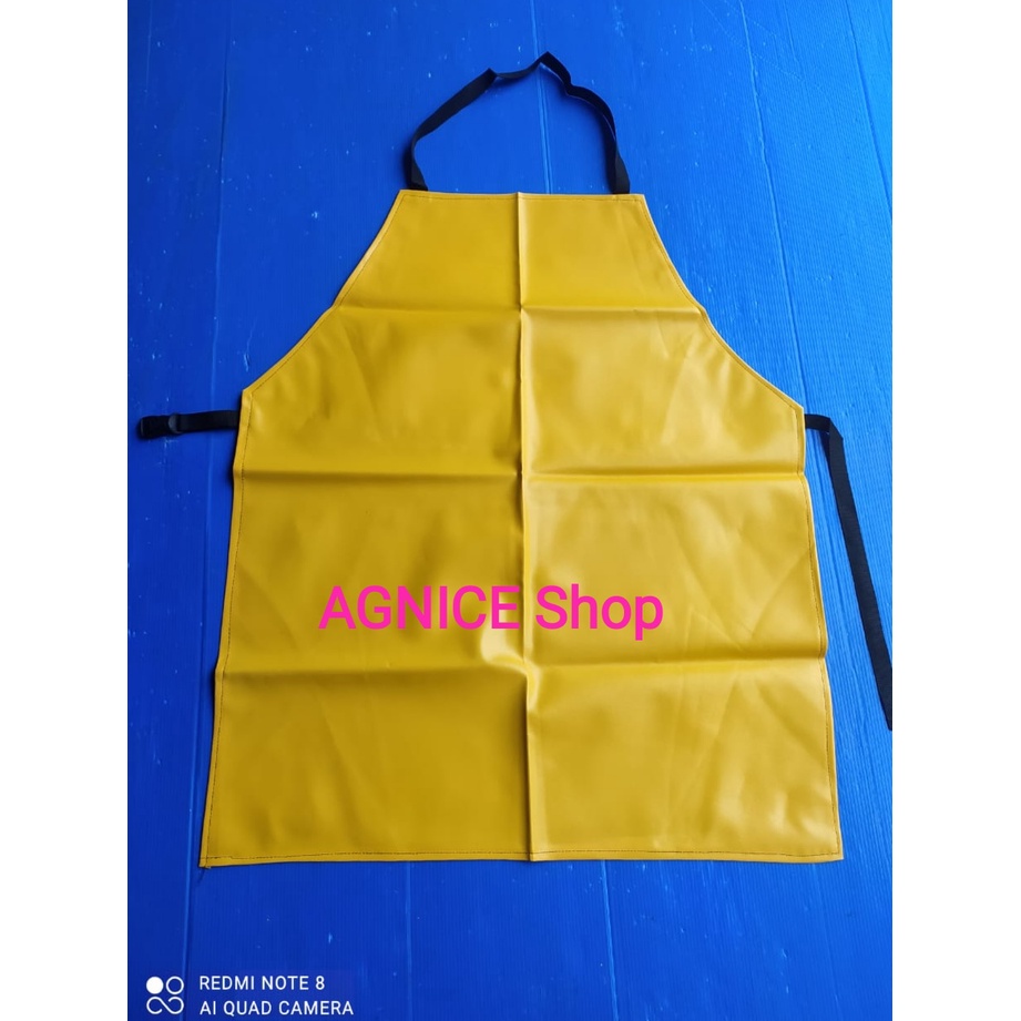 Jual Apron Las PVC Kulit Sintetis Warna Kuning | Shopee Indonesia