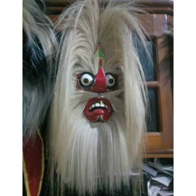 Jual TOPENG GANONG FULL KUDA PUTIH SUPER MURAH /GANONG/JARANAN | Shopee ...