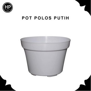 Jual HPP - COD -POT TANAMAN PUTIH /POT 15-20 /POT PUTIH/POT WARNA/POT ...