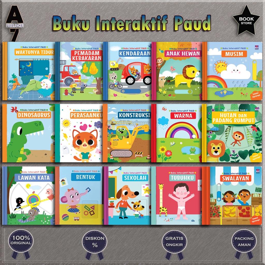Jual Buku Anak Interaktif Paud | Shopee Indonesia