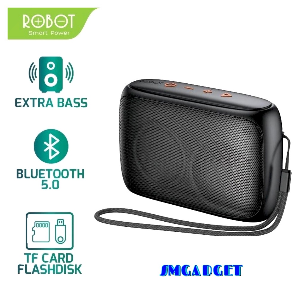Jual Robot RB110 Portable Speaker Bluetooth 5.0 TWS Support USB & Micro SD | Shopee Indonesia
