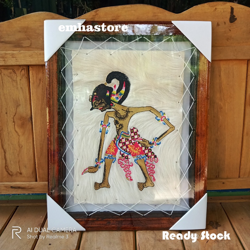 Jual Hiasan Dinding Wayang Kulit Bima Werkudara Pandawa Semar Arjuna ...