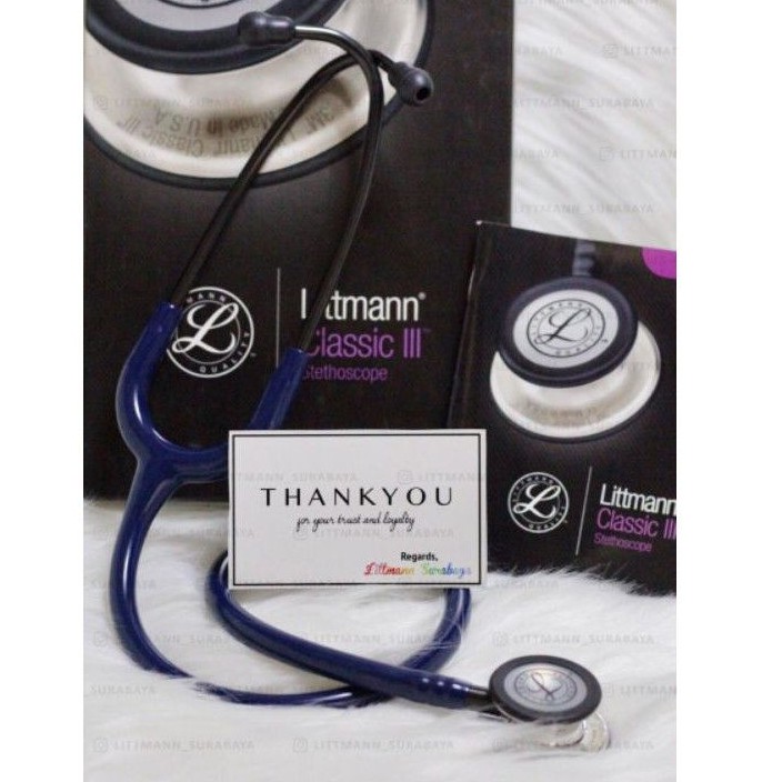 Jual Littmann Classic III Navy Blue Mirror 5863 | Shopee Indonesia