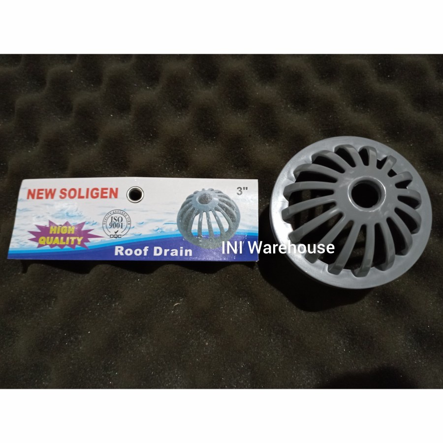 Jual Soligen PVC Roof Drain 3 Inch 3" Saringan Buang Talang Air Atap ...