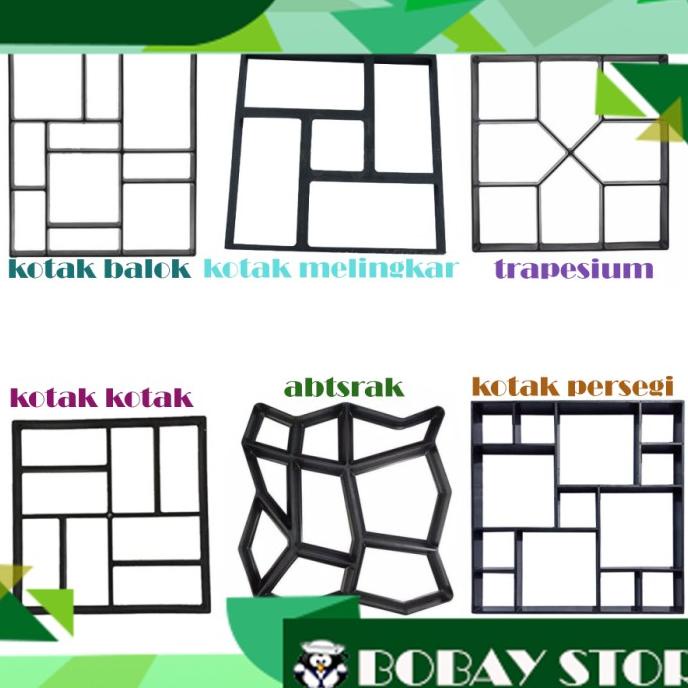 Jual BATAKO Praktis Mudah Cetakan Paving Block DIY Paving Blok Cetakan ...