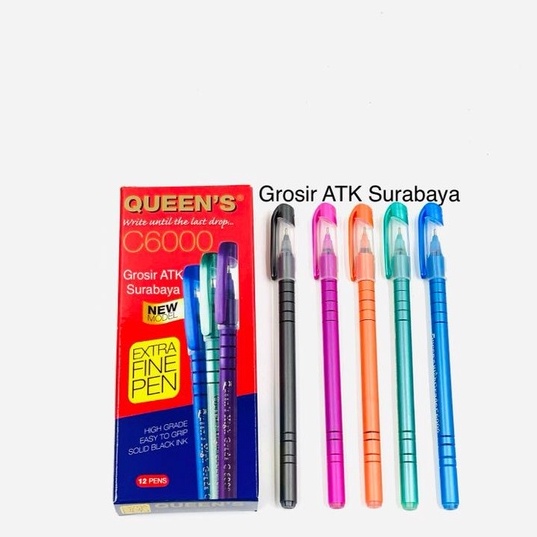 Jual ( DAPAT 1 PCS ) BOLPEN FASTER QUEEN / Pulpen Bolpoin FASTER QUEEN ...