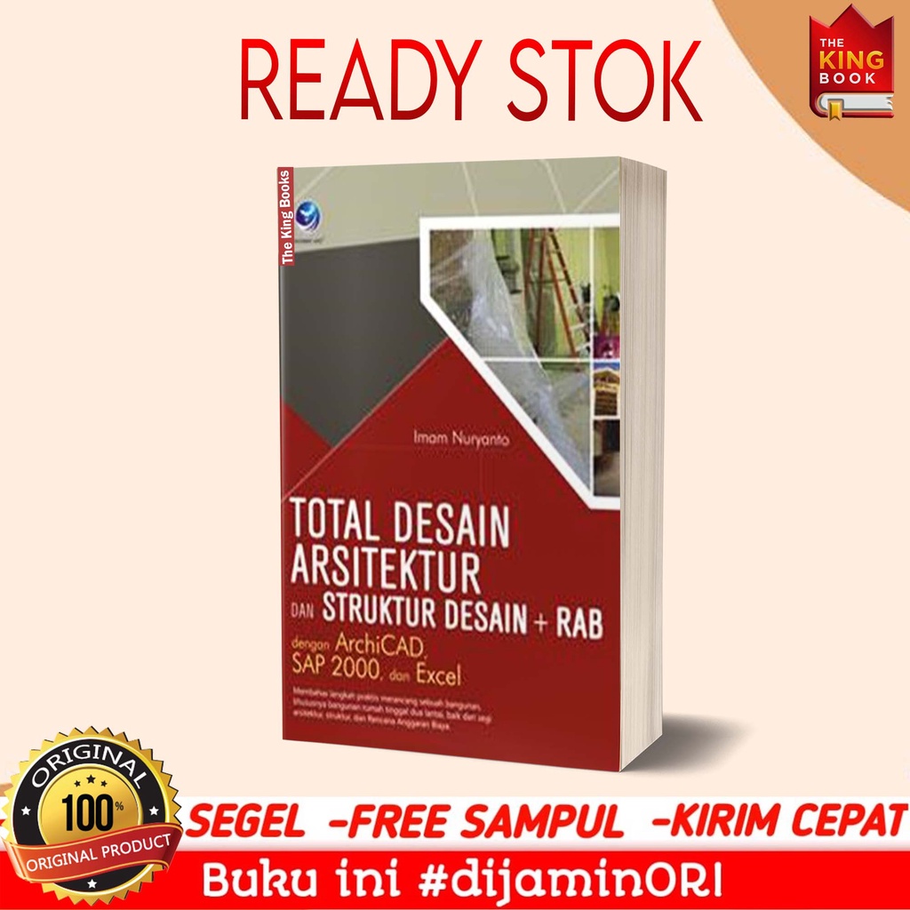 Jual Buku Total Desain Arsitektur dan Struktur Desain+RAB dengan ...