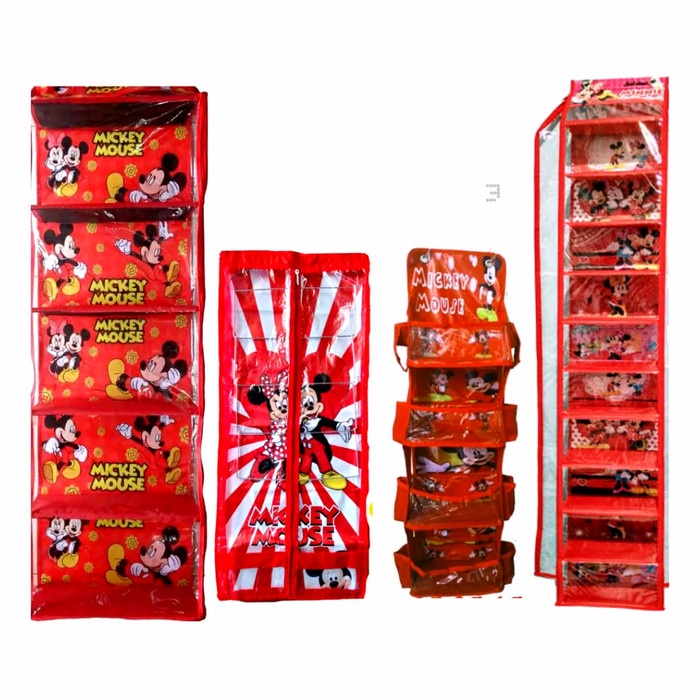 Jual TASTEMPAT- RAK SET GANTUNG 4 IN 1 KARAKTER MICKEY MOUSE - MERAH ...