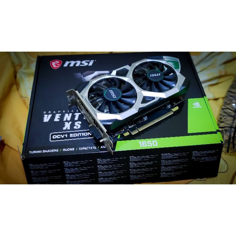 Jual MSI Graphic Card VGA GeForce GTX 1650 4GB GDDR5 | Shopee Indonesia