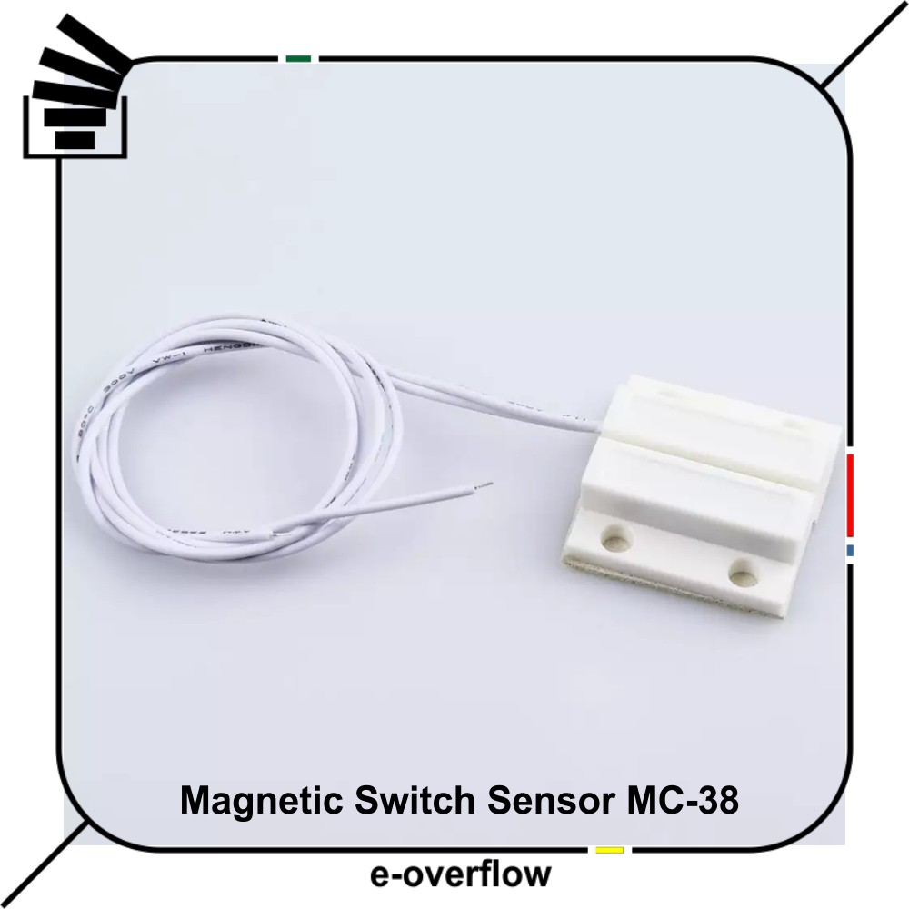 Jual Sensor Magnetik Pintu Jendela Magnetic Switch Door Window MC38 MC ...