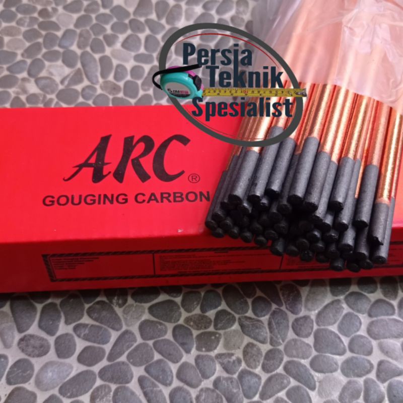 Jual Gouging Carbon 5 x 305 mm ARC - Kawat Las Potong Goujing 50 pcs | Shopee Indonesia