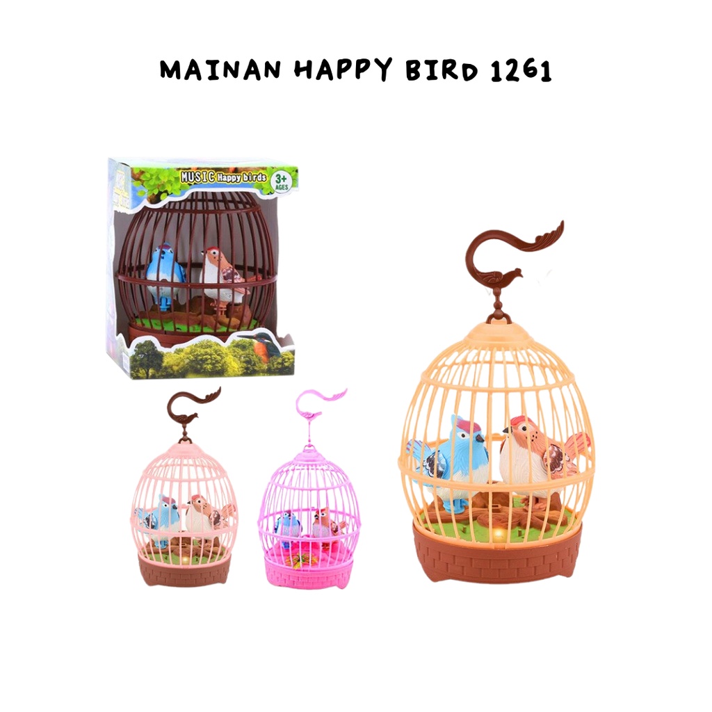 Jual OMTEPEN - MAINAN BURUNG SANGKAR HAPPY BIRD KICAUAN BURUNG MERDU ...