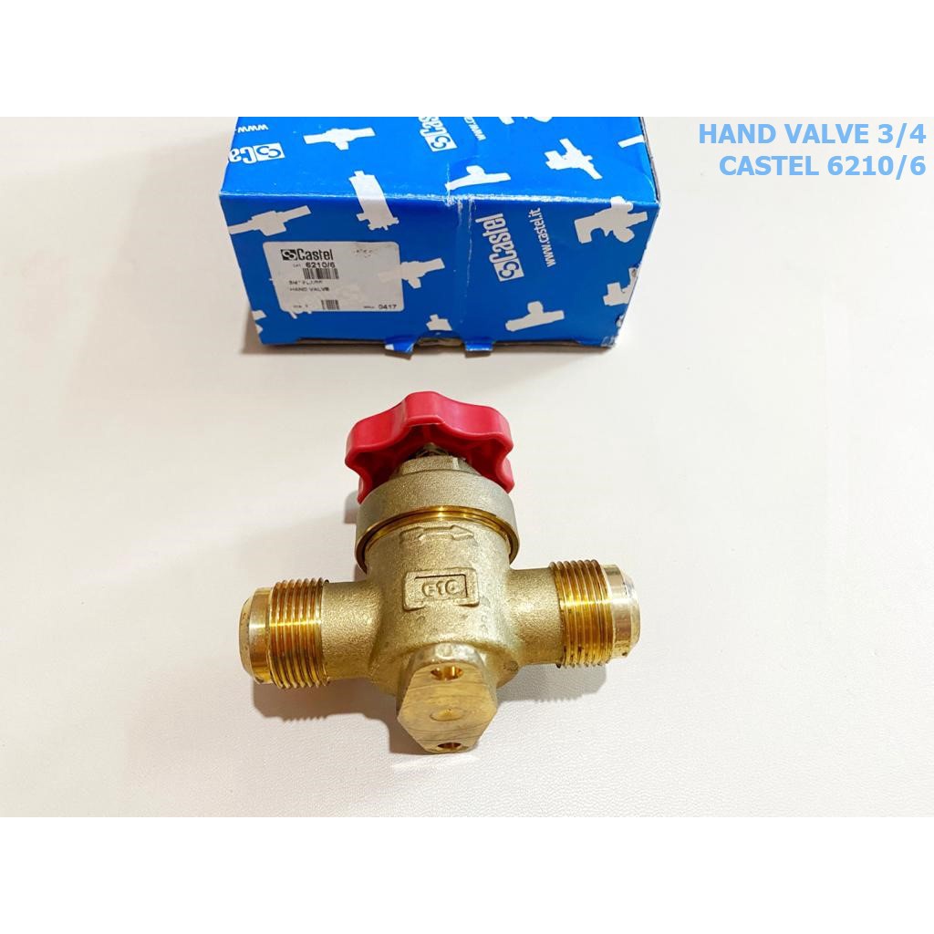 Jual Hand Valve 6210/6 Castel Ukuran Type Flare | Shopee Indonesia