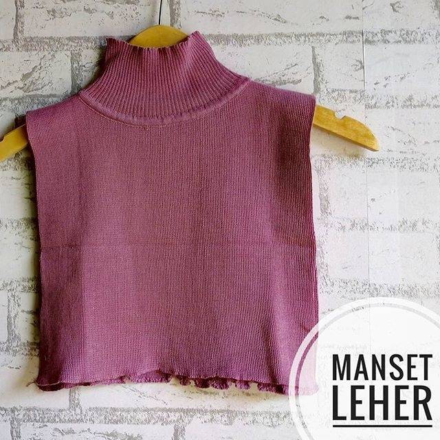 Jual MANSET LEHER PENUTUP LEHER DAN DADA UTK HIJAB | Shopee Indonesia