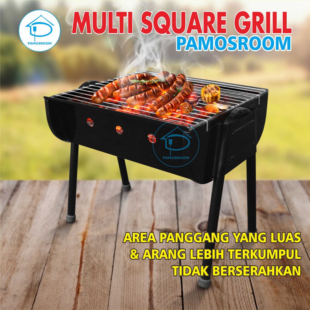 Jual Maspion Multi Square Grill 30 cm Alat Bakar BBQ Panggangan ...