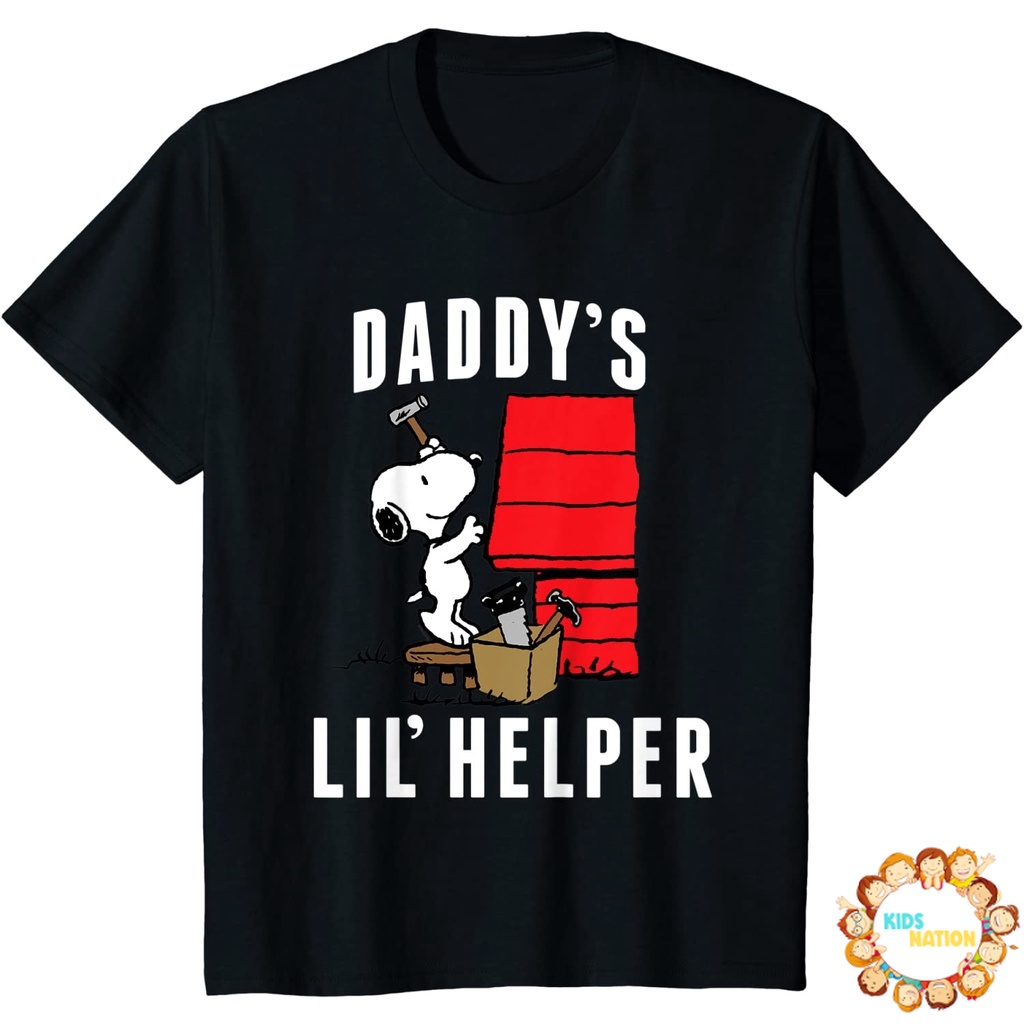 Jual Baju anak Peanuts Snoopy daddy's little helper T-Shirt Anak ...