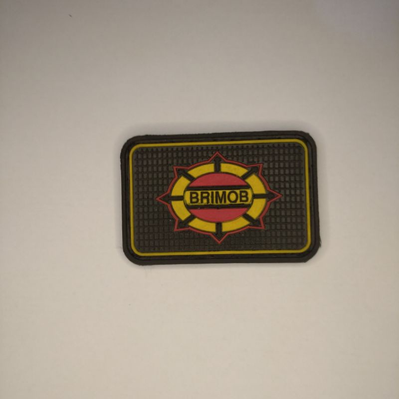 Jual Velcro Rubber Patch Tempelan Topi Tas Logo BRIMOB | Shopee Indonesia