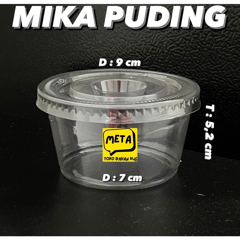 Jual 50 PCS MIKA PUDING PUYO 240 ML / KOTAK PUDING PUYO / CUP PUDING ...