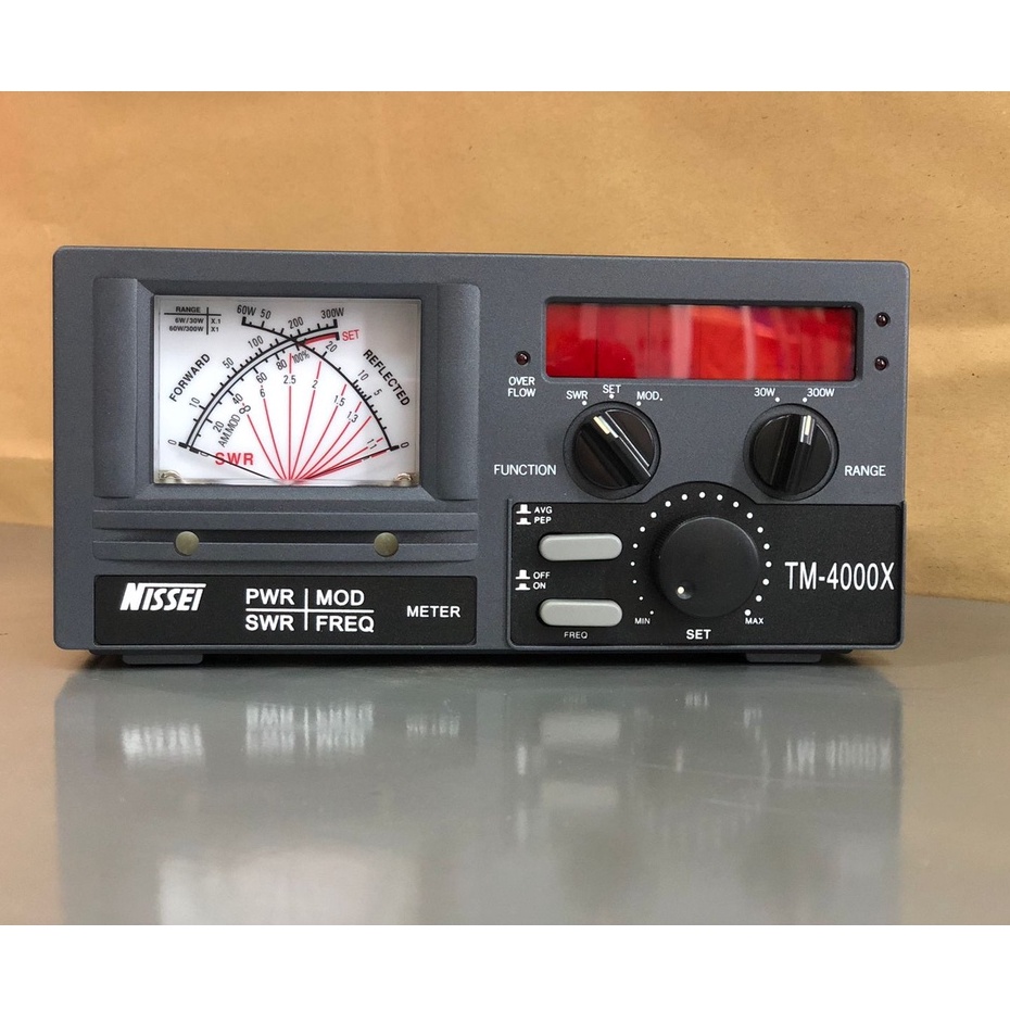 Jual NISSEI TM-4000X CROSS-NEEDLE SWR/POWER METER + FC 1.6-150MHZ 30 ...