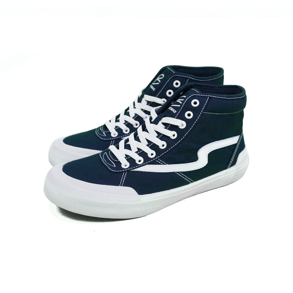 Jual Patrobas Ivan High Navy Sneakers | Shopee Indonesia