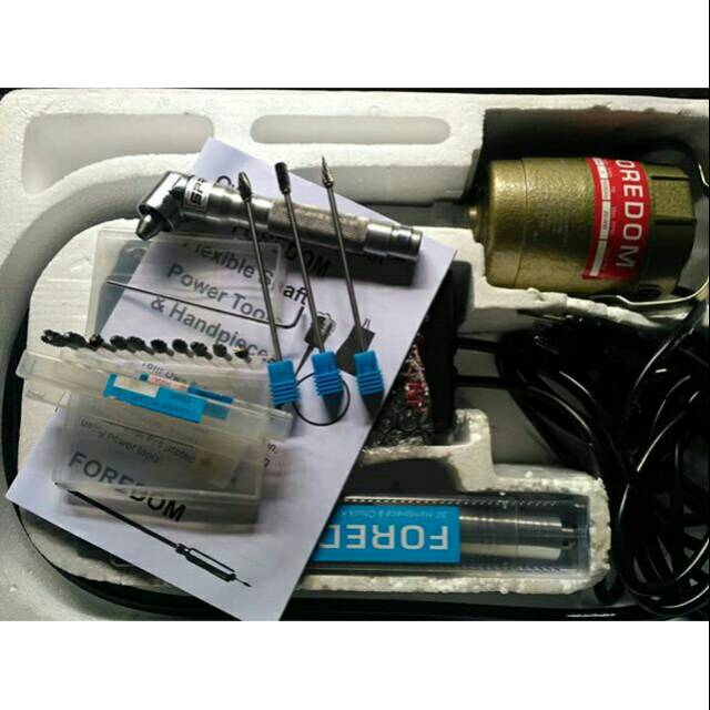 Jual paket alat porting motor foredom tuner bengkok mata tuner | Shopee ...