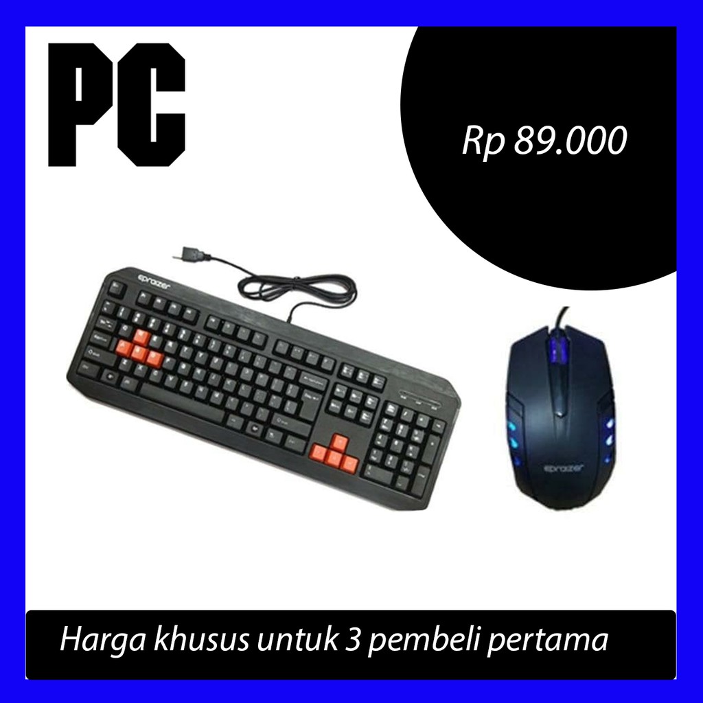 Jual Epraizer Keyboard & Mouse EZ-021/PC/KOMPUTER/MOUSE MURAH/KEYBOARD ...