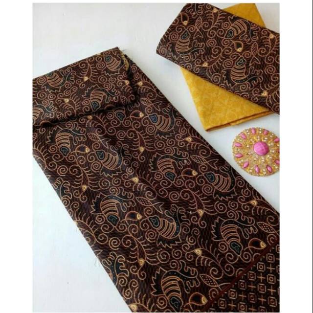 Jual Kain batik sogan iwak | Shopee Indonesia