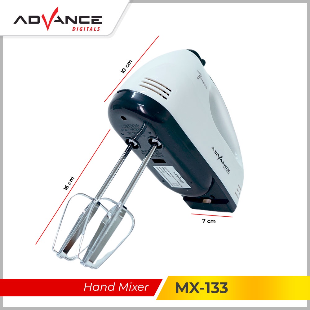 Jual Advance Hand Mixer MX-133 Alat Pengaduk dengan 7 Kecepatan ...