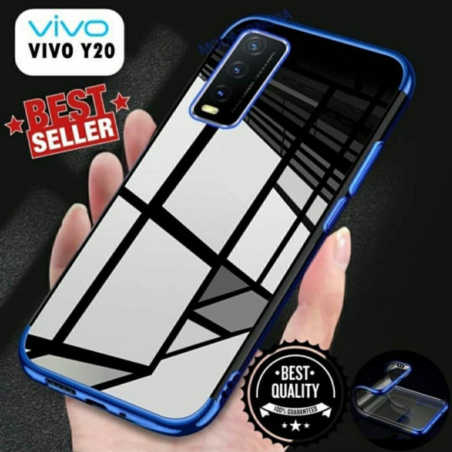 Jual Case Vivo Y20 Y20i Y20S Y20SG Y12S TPU Premium Shining Chrome Case ...