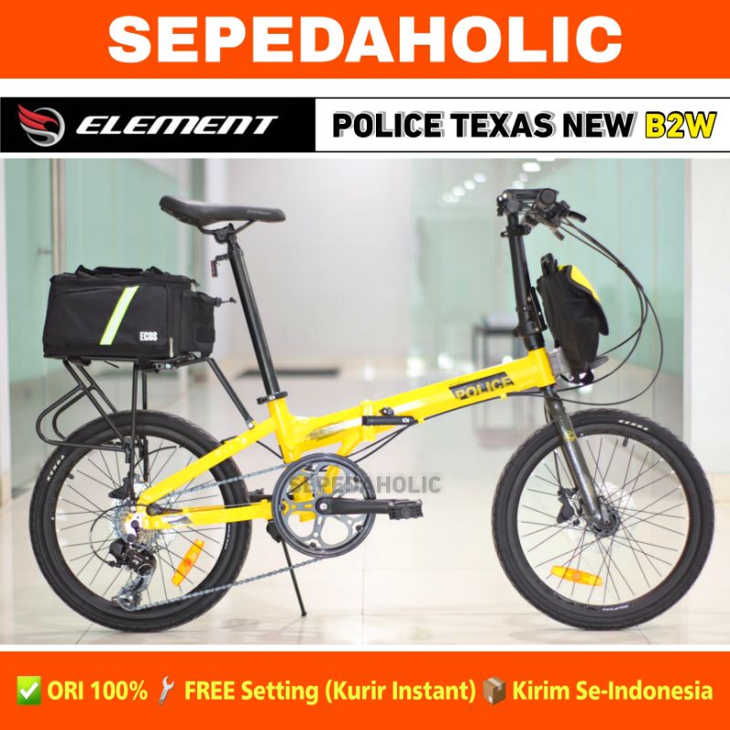 Jual Sepeda Lipat ELEMENT POLICE TEXAS NEW B2W BIKE TO WORK 20 Inch 8 ...