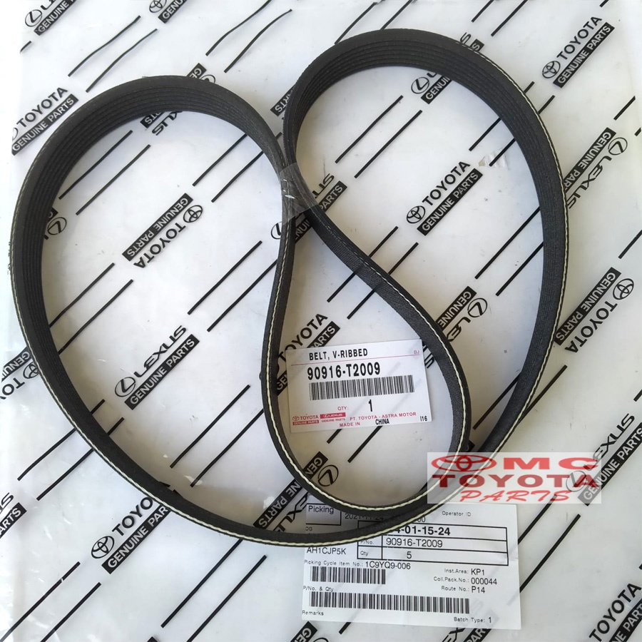 Jual Tali Kipas Fan Belt Van V Belt 7PK1180 Toyota Etios 90916-T2009 | Shopee Indonesia