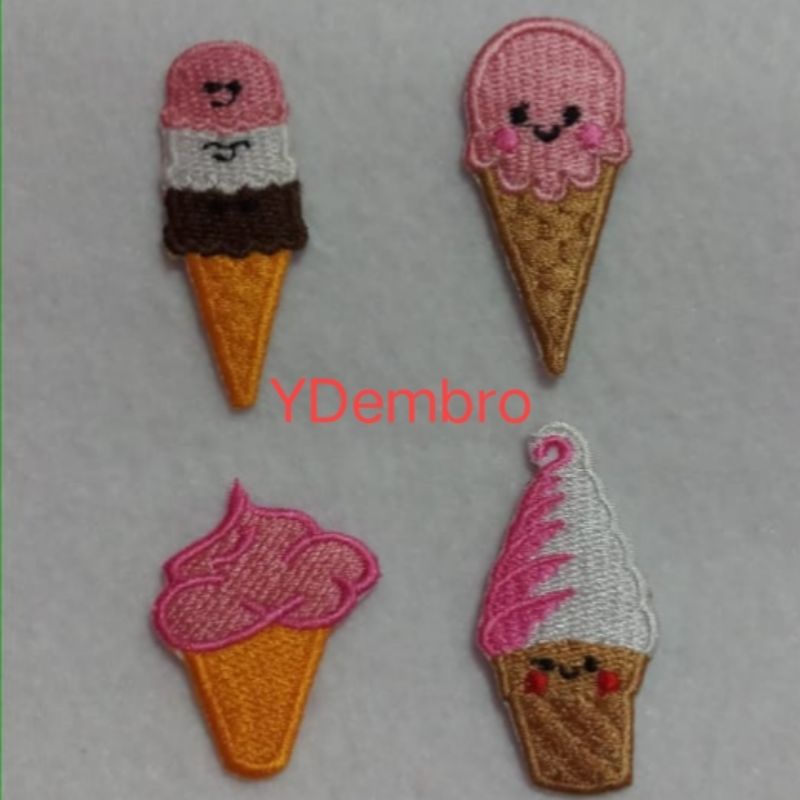 Jual Patch Bordir Es Krim | Shopee Indonesia