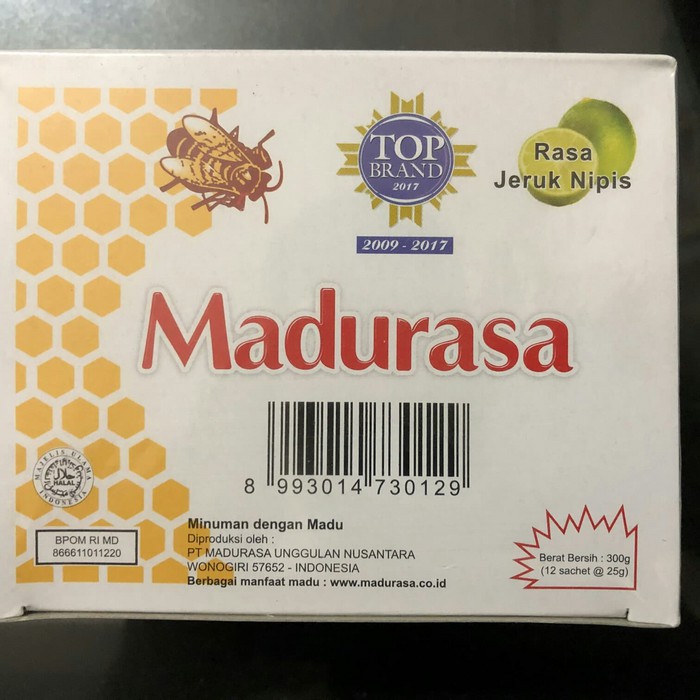 Jual Madurasa Sachet Box Rasa Jeruk Nipis isi 12 | Shopee Indonesia