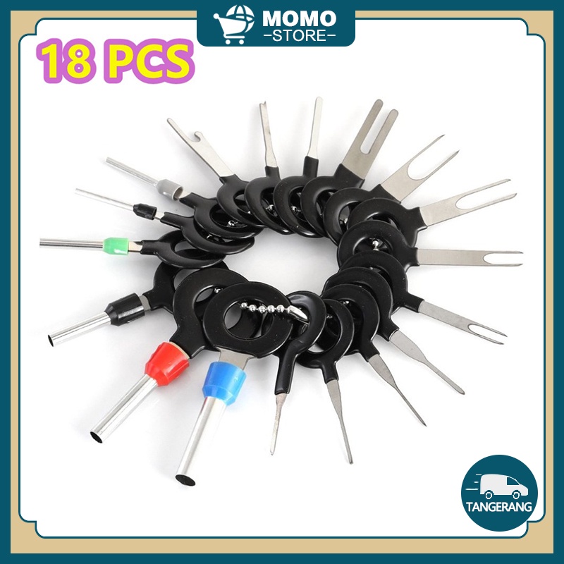 Jual 丨18Pcs丨Alat Pelepas Pin Soket / Tool Melepas Pin Soket Kabel ...