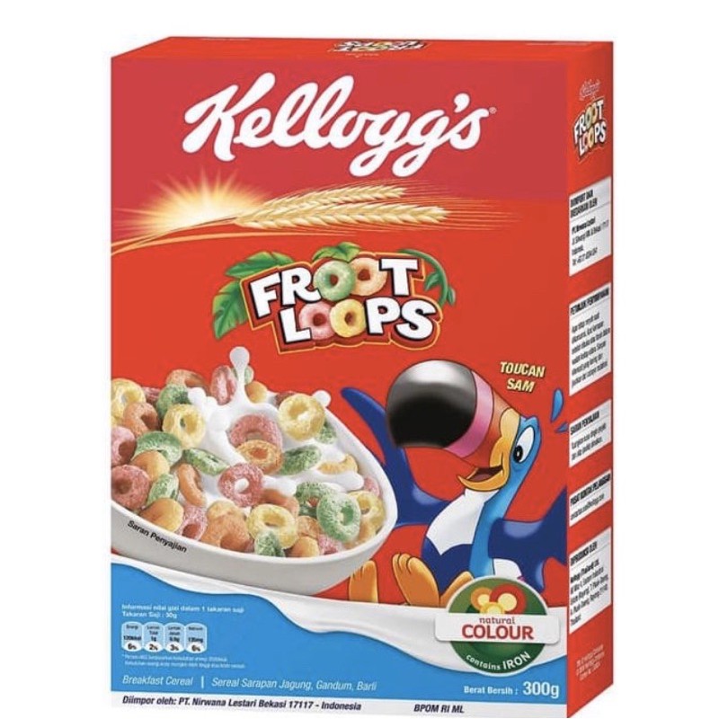 Jual Kellogs froot loops 300 gr | Shopee Indonesia