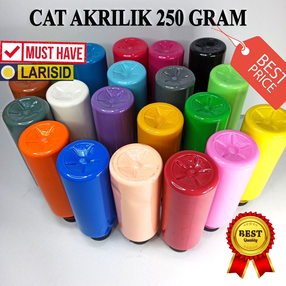 Jual CAT AKRILIK / CAT LUKIS / ACRYLIC PAINT / CAT LUKIS ACRYLIC / CAT ...