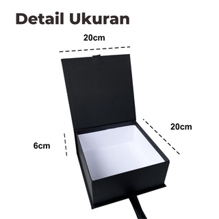 Jual Hardbox Buka Pita [20x20x6] / Box Hampers / Kotak Kado / Box Pita ...
