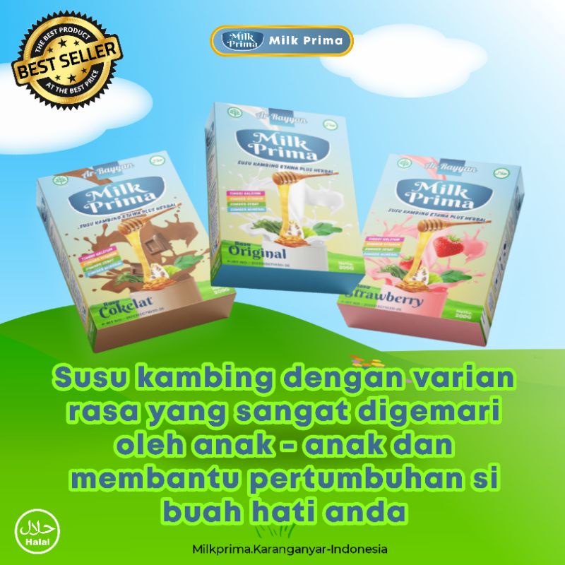 Jual SUSU KAMBING ETAWA MILK PRIMA ORIGINAL MURAH MILK PRIMA | Shopee ...