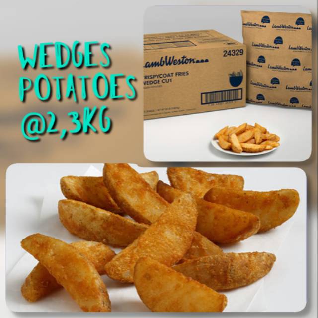 Jual Wedges potato 1kg | Shopee Indonesia