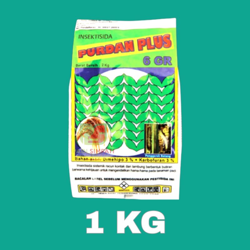 Jual Insektisida Ulat Hama Tanah Purdan Plus 6 GR 1 kg | Shopee Indonesia