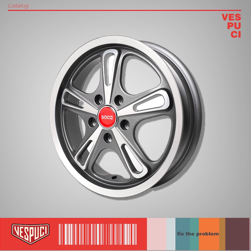 Jual Velg / Rims Soca Wheels Type R-AF Vespa GTS GTV 946 Sprint ...