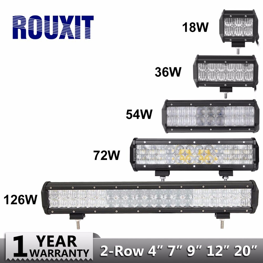 Jual IMPORT 4 7 9 12 20 inch 72W 126W 54W 36W 18W OffRoad LED Work ...