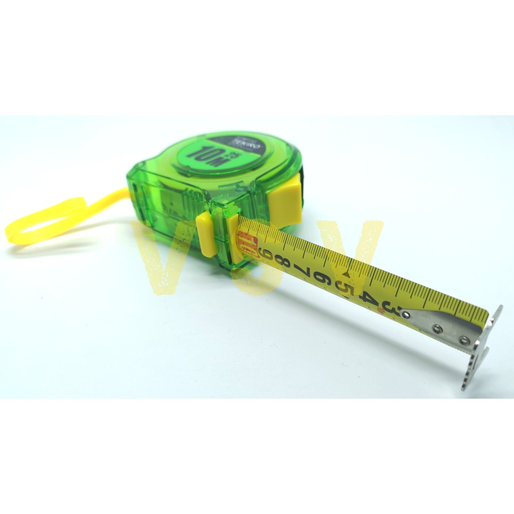 Jual TEKIRO METERAN 10M TRANSPARAN / measuring tape 10m transparan ...