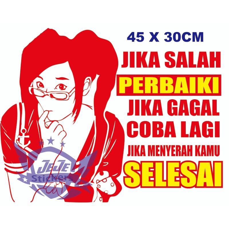 Jual STICKER KATA KATA LUCU UNTUK MOBIL/TRUCK,DLL | Shopee Indonesia