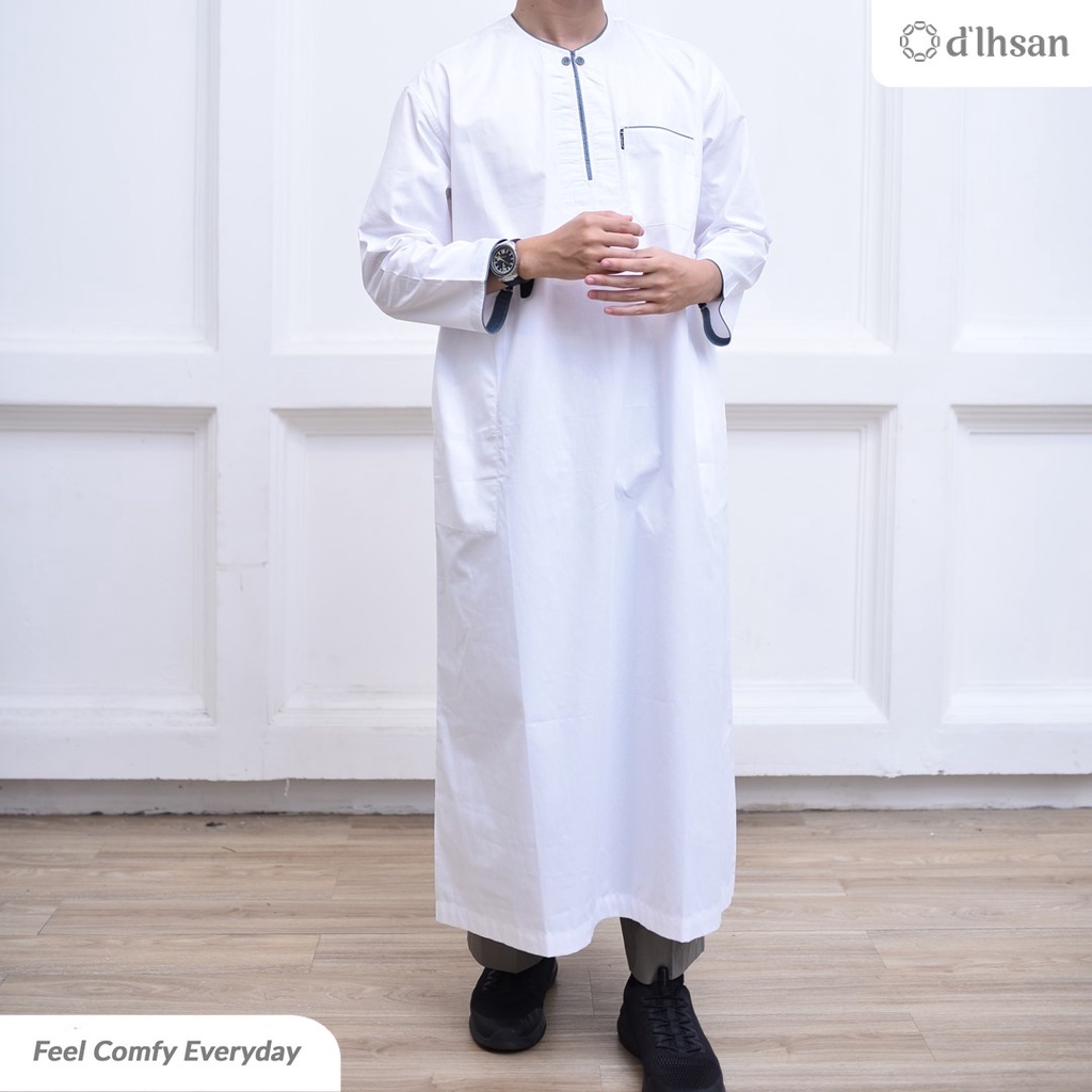 Jual d'Ihsan | Gamis Classic Series Collarless L/S | Gamis Ikhwan ...
