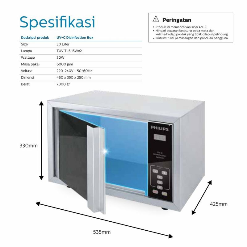 Jual Philips UVC Disinfection box 30liter | Shopee Indonesia