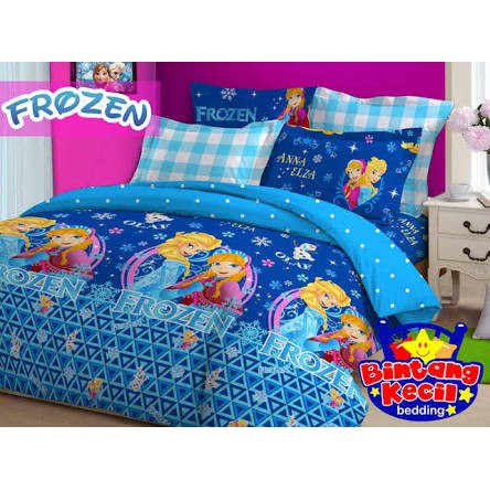 Jual FROZEN ANNA ELSA Bedcover Karakter Set Sprei Ukuran Single 120 x ...