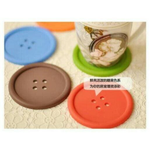 Jual Tatakan Alas Gelas Model Kancing | Shopee Indonesia