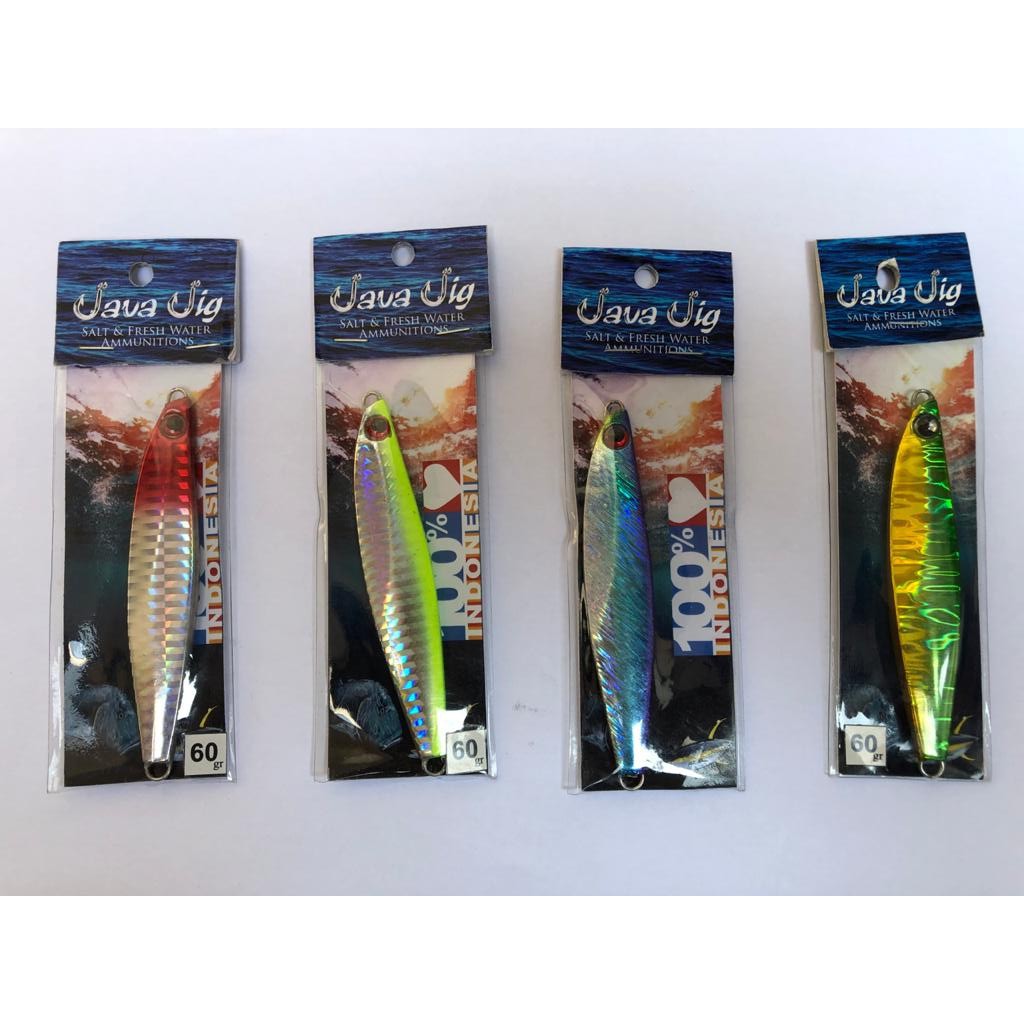Jual Metal Jig Jigging 60 Gram Java Jig GID Murah | Shopee Indonesia
